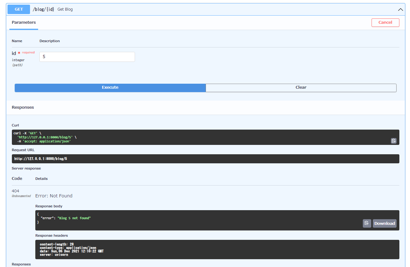 【FastAPI】任意のhttpステータスコードを付与する【入門】 | セルフメソッドな生き方